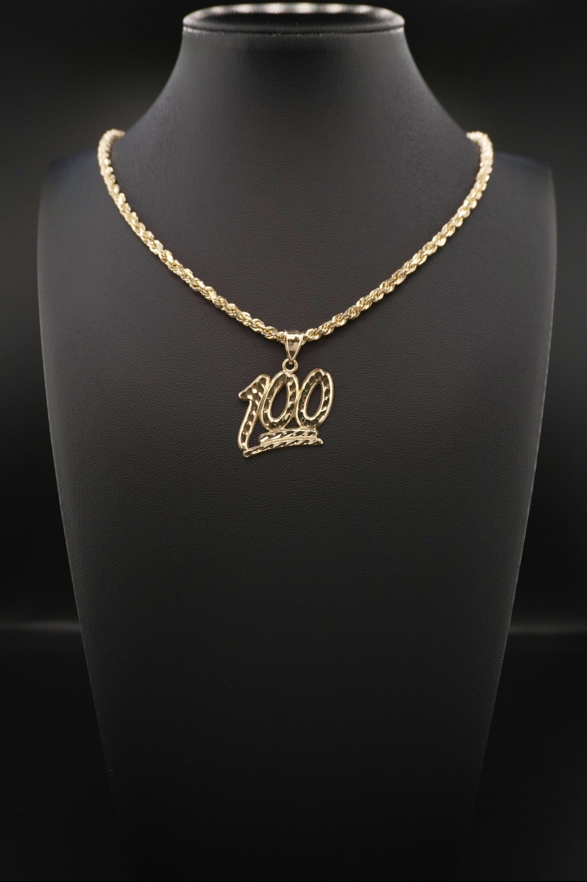10k 100 Emoji Pendant